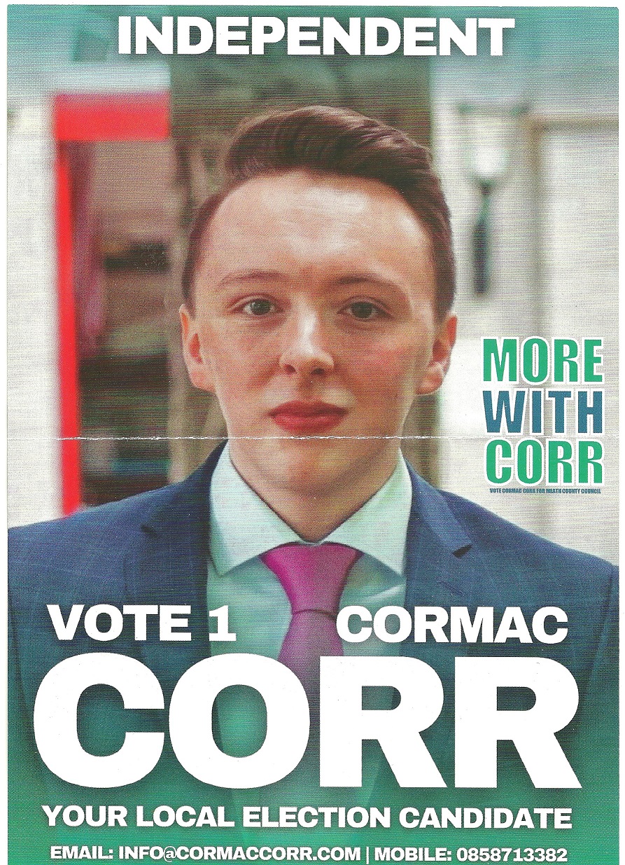 Leaflet from Cormac Corr -Independent – Kells – 2024 Local Elections # ...