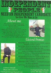 Leaflet from Jonathan Roe – Independent People – Blackrock – 2024 Local ...